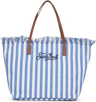 MC2 Saint Barth Femme, Sacs, Multicolore, Taille: ONE Size City Fringed Tote Bag