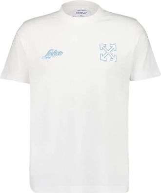 Off-white t-shirt &agrave; imprim&eacute; Lisbon - Blanc