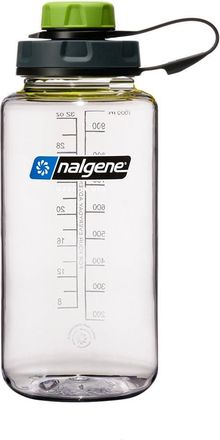 Nalgene Flasche Everyday Weithals - 1 L, klar, capCAP-grün