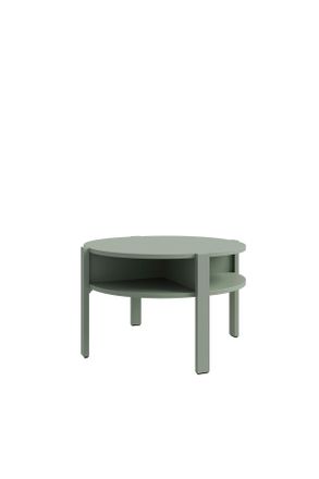 CARRYHOME Couchtisch, Salbeigr&uuml;n, Holzwerkstoff, rund, eckig, 74.4x45.5x74.4 cm, offenes Fach, Wohnzimmer, Wohnzimmertische, Couchtische