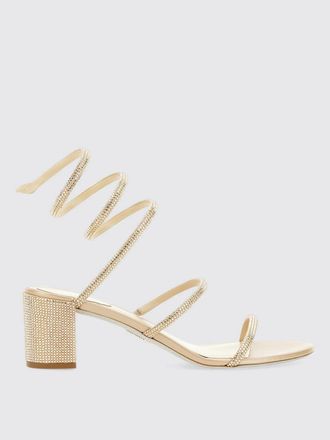 Rene Caovilla Sandalen Mit Absatz Damen Farbe Gold