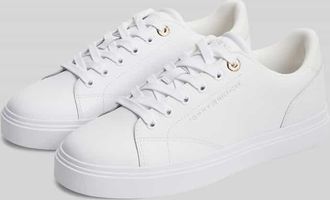 Tommy Hilfiger Sneaker aus echtem Leder mit Logo-Detail