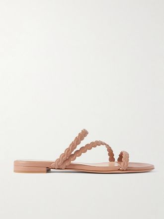 Gianvito Rossi Kai Mules Aus Leder - Neutral