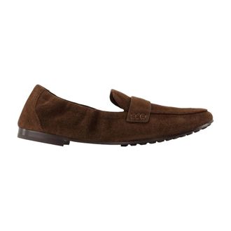Tory Burch Braune Ballett Loafers Leder Slip-On - - Shoes - Damen - Braun - 36 EU