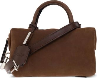 Max Mara Kleine Holdall Tote Bag aus Wildleder - Braun