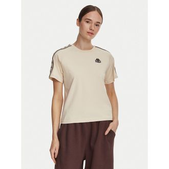 Kappa T-Shirt 371U6WW Beige Regular Fit