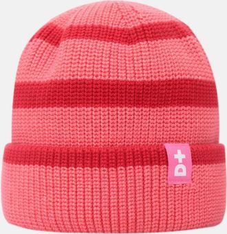 Derbe Derbe Strickm&uuml;tze L&uuml;l&uuml; Striped Rosa Rot Gestreift GOTS Or