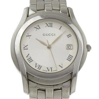 Gucci Montre Quartz en Acier Inoxydable Pre-owned - Femme - Pre-owned - Gris - Taille: ONE Size