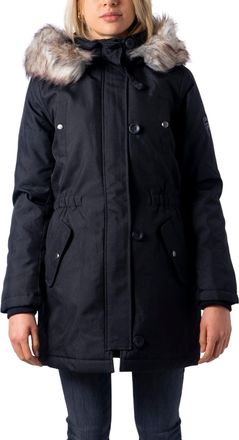 Only Damen Onliris Fur Winter Parka Cc OTW Jacke, Black 6, XS EU