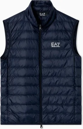 Emporio Armani Emporio Armani Ea7, Homme, Vestes, Bleu, Taille: 3XL Gilet Core Identity Slim Fit