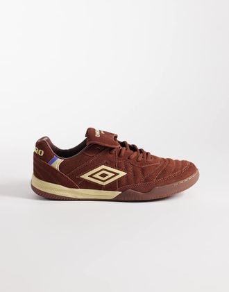 Umbro Speciali TR - Baskets en daim - Marron fonc&eacute; et cr&egrave;me-Brown
