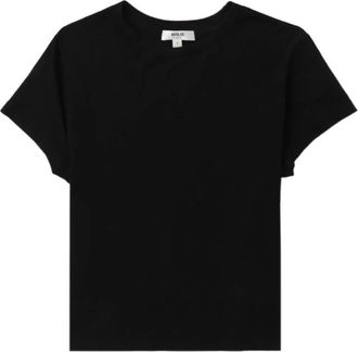 A Gold E Femme, Tops, Noir, Taille: 36 FR Adine Shrunken Tee
