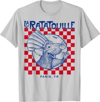 Disney Pixar Ratatouille Remy Checkered Poster T-Shirt