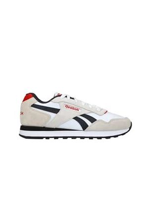 Reebok Baskets Glide Unisexes, Blanches, Rouge Vector/Noir d&eacute;lav&eacute;, Taille 42 EU, Blanc Vector Red Washed Black, 42 EU