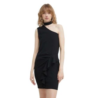 Iro Kami Ruffled One-Shoulder Mini Dress - - Dresses - Damen - Schwarzk - S