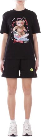 Barrow Barrow, Femme, Tops, Noir, Taille: 40 FR T-shirt &agrave; logo