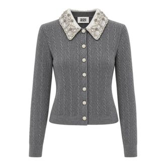 Silvian Heach Desmet Cardigan - - Knitwear - Damen - Grau - XS