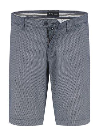 Bugatti Herren Shorts blau gemustert
