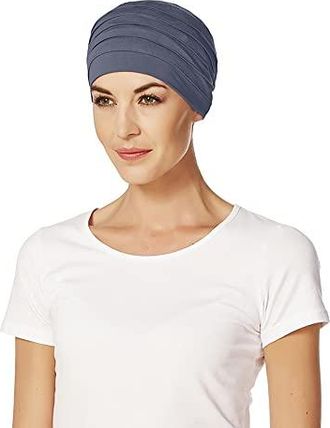 Christine Headwear Christine headwear Yoga Turban Bandeau, Bleu, Taille Unique Femme