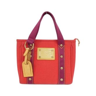 Louis Vuitton Pre-owned Sac Cabas Antigua en toile - Femme - Pre-owned - Rouge - Taille: ONE Size