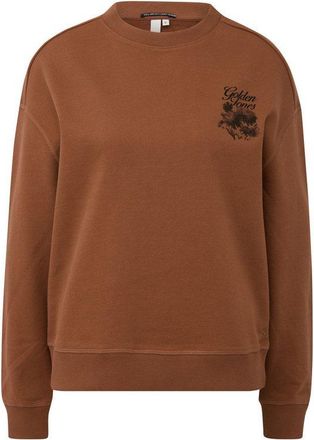 QS by s.Oliver Sweatshirt Sweatshirt Sweatshirt mit R&uuml;ckenprint