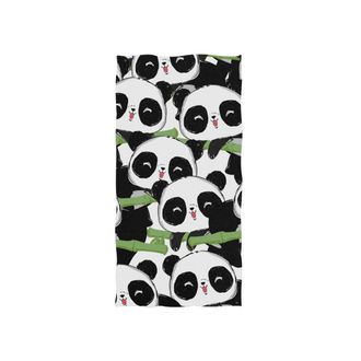 Linomo Handtuch S&uuml;&szlig; Tier Panda Handtuch Baumwolle Gesicht Towel Dish Geschirrtuch f&uuml;r Kinder M&auml;dchen Jungen