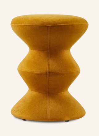 Pols Potten Polspotten Hocker Soft Zig Zag gelb