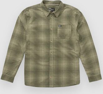 Salty Crew Caster Cord Hemd oil green