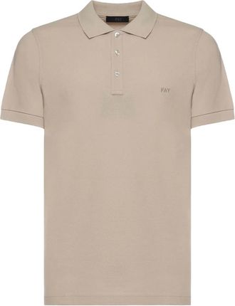Fay Homme, Tops, Beige, Taille: L Piquet Stretch Polo