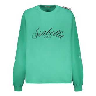 Isabella 1985 Bestickte Baumwoll-Kapuzenjacke - - Sweatshirts & Hoodies - Herren - Gr&uuml;n - XL