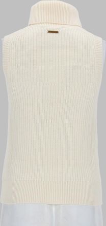 Michael Michael Kors Wool-Blend Sleeveless Sweater - White