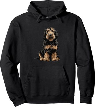 Whyitsme Design Otterhound-Hunde-Illustration Pullover Hoodie