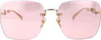 Gucci Lunettes De Soleil - Or