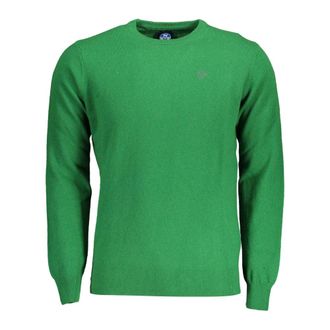 North Sails Homme, Pulls, Vert, Taille: 3XL Chemise verte &agrave; manches longues avec logo brod&eacute;