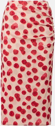 Stella McCartney Jupe midi imprim&eacute;e