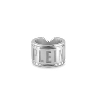 Philipp Plein Ringe - Ring Plein Double Tag - Gr. 60 - in Silber - f&uuml;r Damen