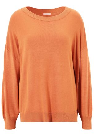 Tamaris Damen Bari Crew Sweat, Brandied Melon, 40 EU