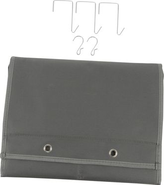 Cabilock Multifunktionale Türhängertasche Aus Grauem Stoff Mit 5 Taschen 4-lagiges Mehrschichtiges Design Haken Zum Aufhängen Organizer Für Wohnheim Schlafzimm