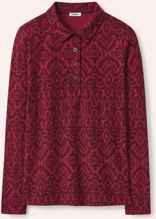 Walbusch Langarm-Poloshirt Damen Thermo Winterpolo Polokragen Langarm, modern, pflegeleicht
