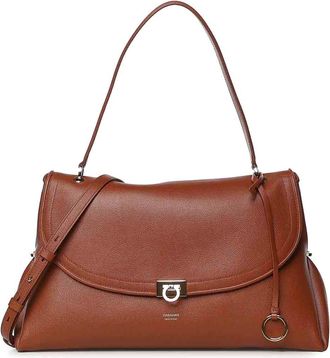 Ferragamo Schultertasche - Braun