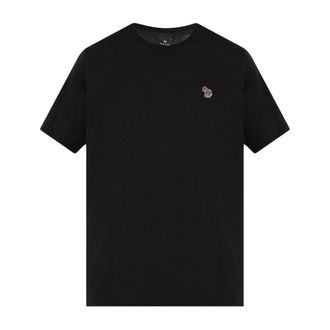 Paul Smith T-Shirt Logo Z&egrave;bre Zebra - Homme - Tops - Noir - Taille: M