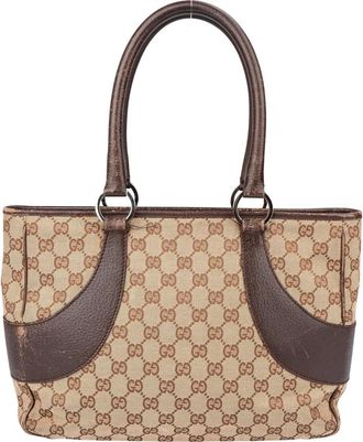 Gucci Crossbody Bags - Gucci GG Monogram Handbag - Gr. unisize - in Braun - f&uuml;r Damen
