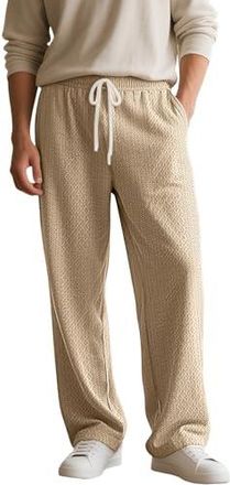 Generic Pantalon de loisirs pour homme - Pantalon de jogging long - Respirant - &Eacute;l&eacute;gant - Confortable - Pantalon de course ample - Pantalon de surv&ecirc;tement bag