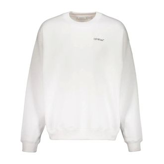 Off-white Homme, Sweatshirts et sweats &agrave; capuche, Blanc, Taille: XL Logo SweaT-shirt