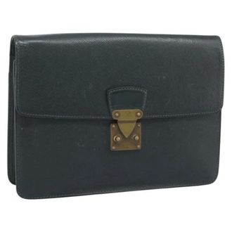 Louis Vuitton Pre-owned Sacoche en cuir Taiga - Femme - Pre-owned - Vert - Taille: ONE Size