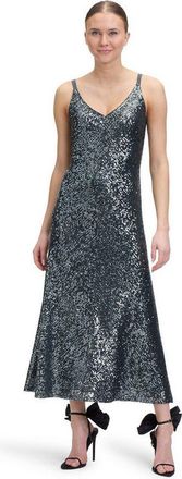 Vera Mont Abendkleid Damen mit Pailletten Glitzer