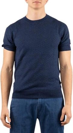 Gran Sasso Homme, Pulls, Bleu, Taille: L Maglia