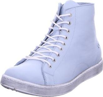 Esgano Baskets Montantes pour Femme, Bleu Pastel, 40 EU