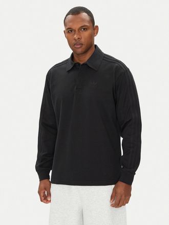 adidas Poloshirt adicolor Rugby JY1401 Schwarz Regular Fit