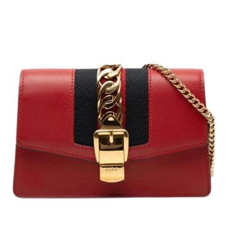 Gucci Sac bandouli&egrave;re Sylvie Pre-owned - Femme - Pre-owned - Rouge - Taille: ONE Size
